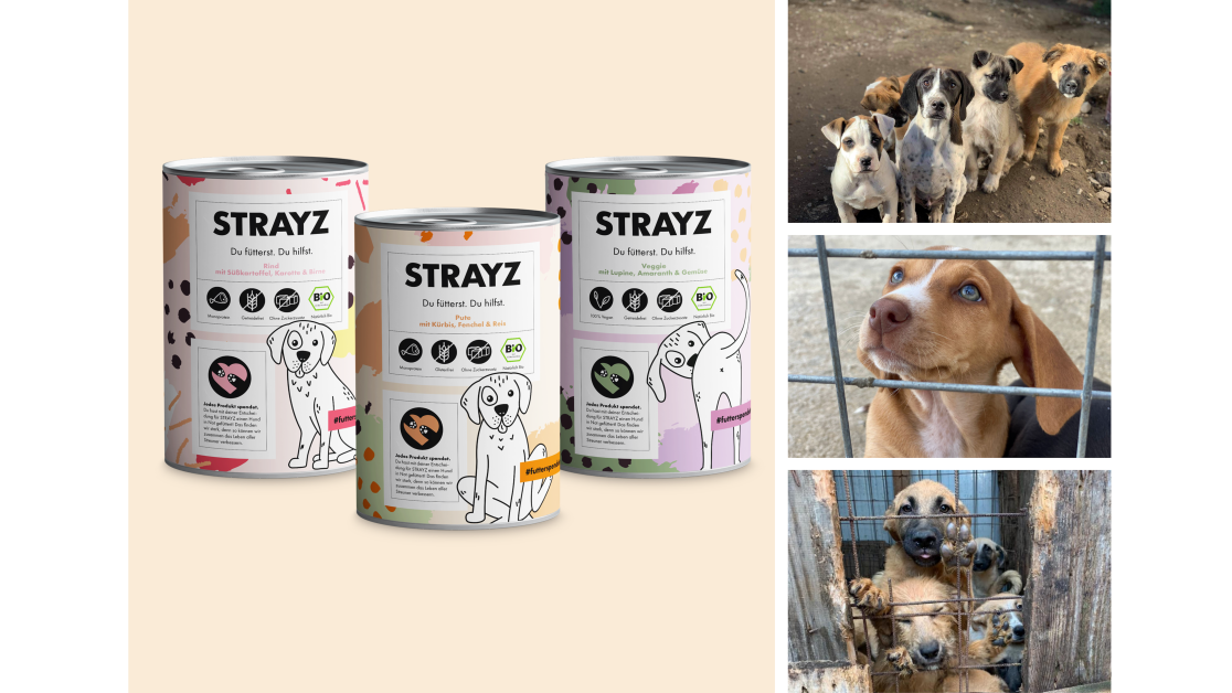 Strayz Bio-Futter rettet Straßenhun... - pet-online