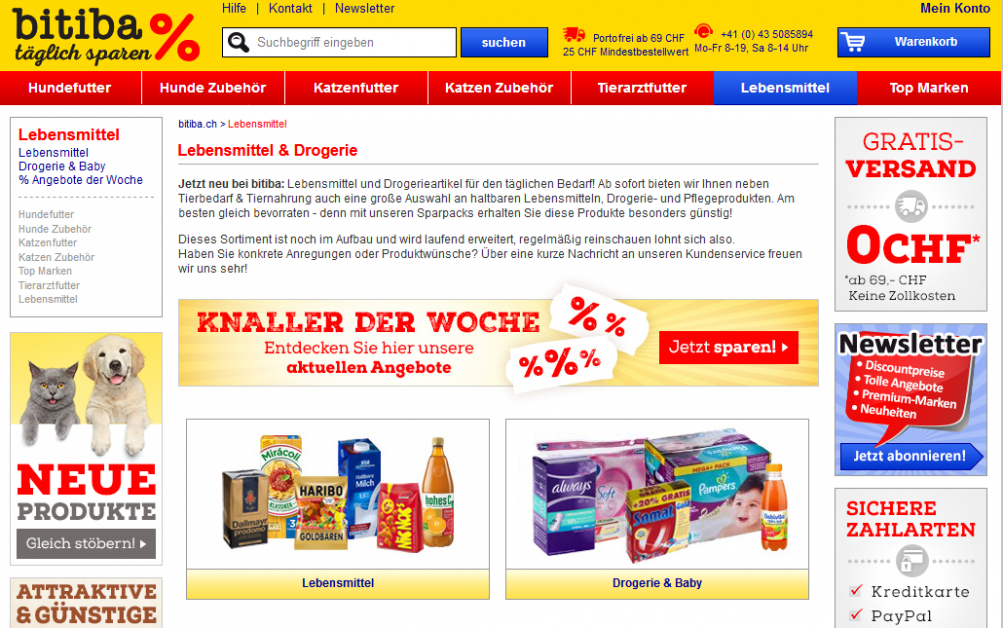Edeka Hessenring beliefert Zooplus - pet-online