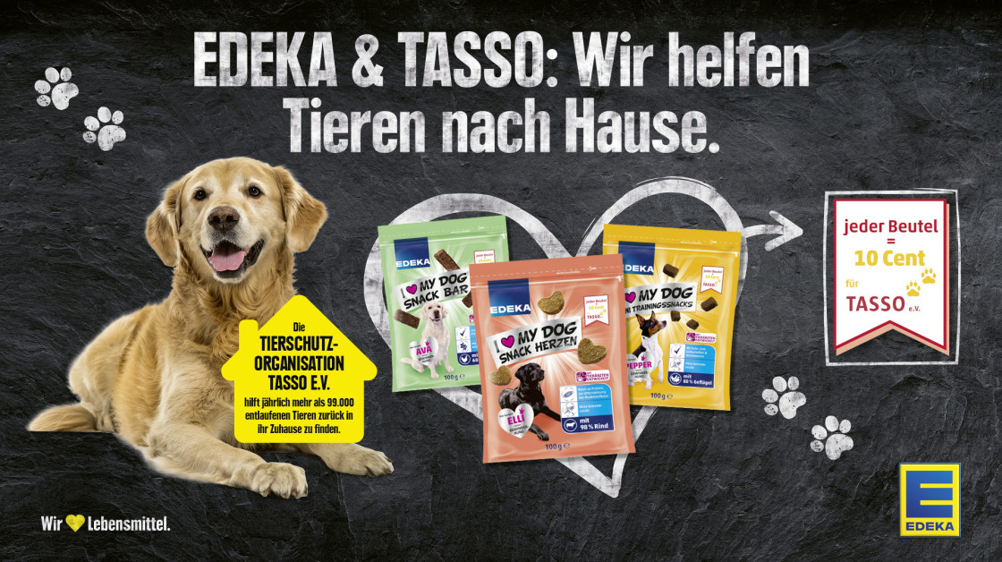 Edeka kooperiert mit Tasso - pet-online