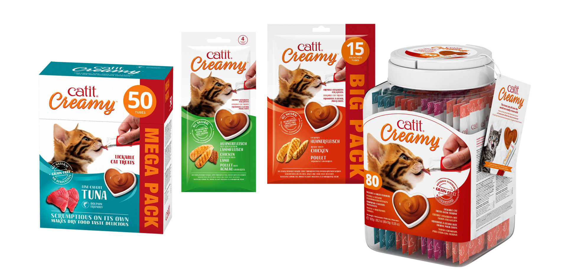 Cremige Katzen-Leckereien: Catit Cr... - pet-online