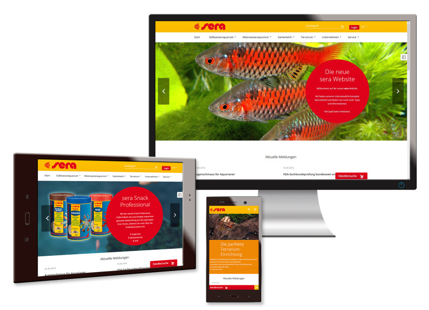 Sera stellt neue Website ins Netz - pet-online
