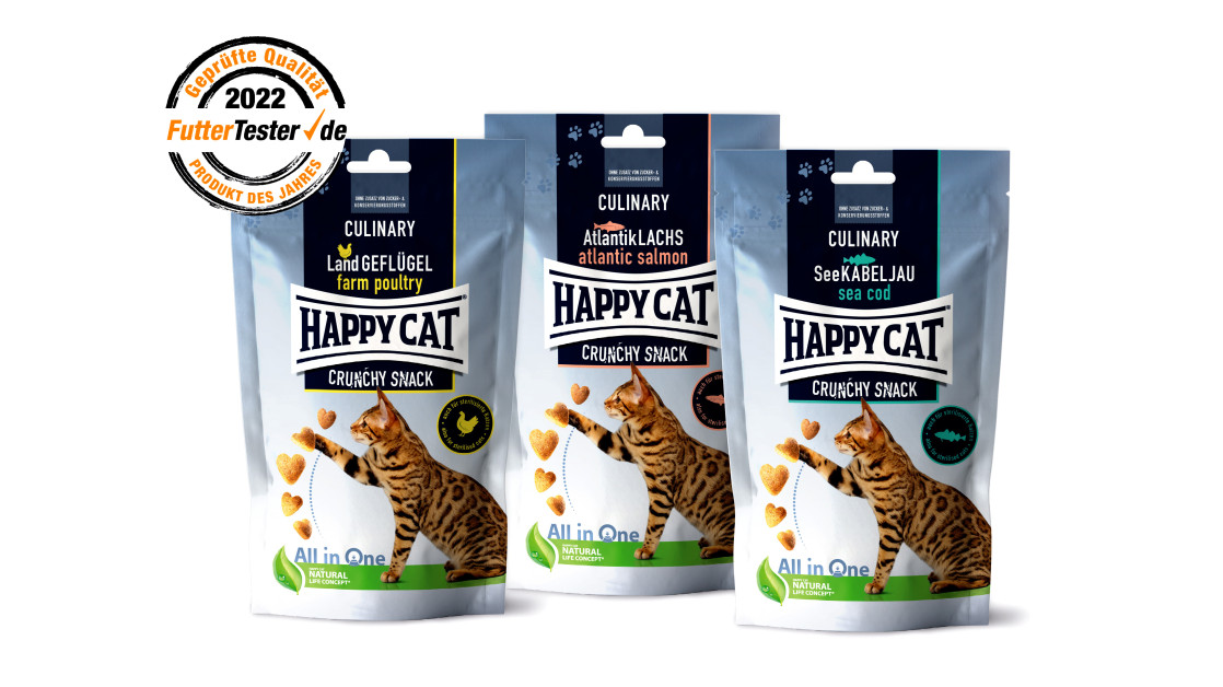„Happy Cat Culinary Crunchy“-Snacks - pet-online